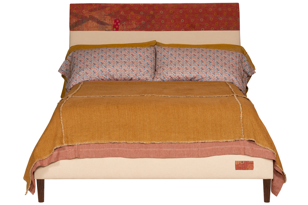 Fortuna Bed - Quilted Cap Headboard – aloka